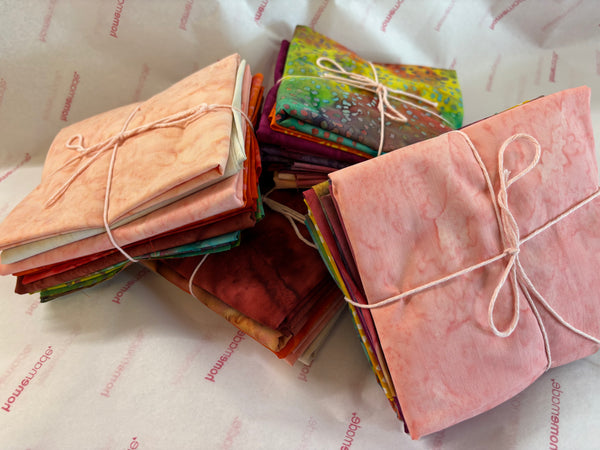 Batiks - 8 Fat Quarters - HomeMade