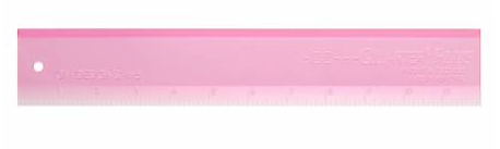 Add-A-Quarter Plus Ruler - 12" Pink - HomeMade