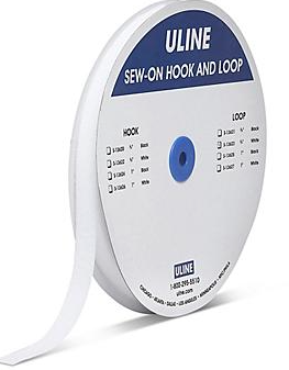 Sew-on Hook and Loop - 1/4 yard cut (White) - HomeMade